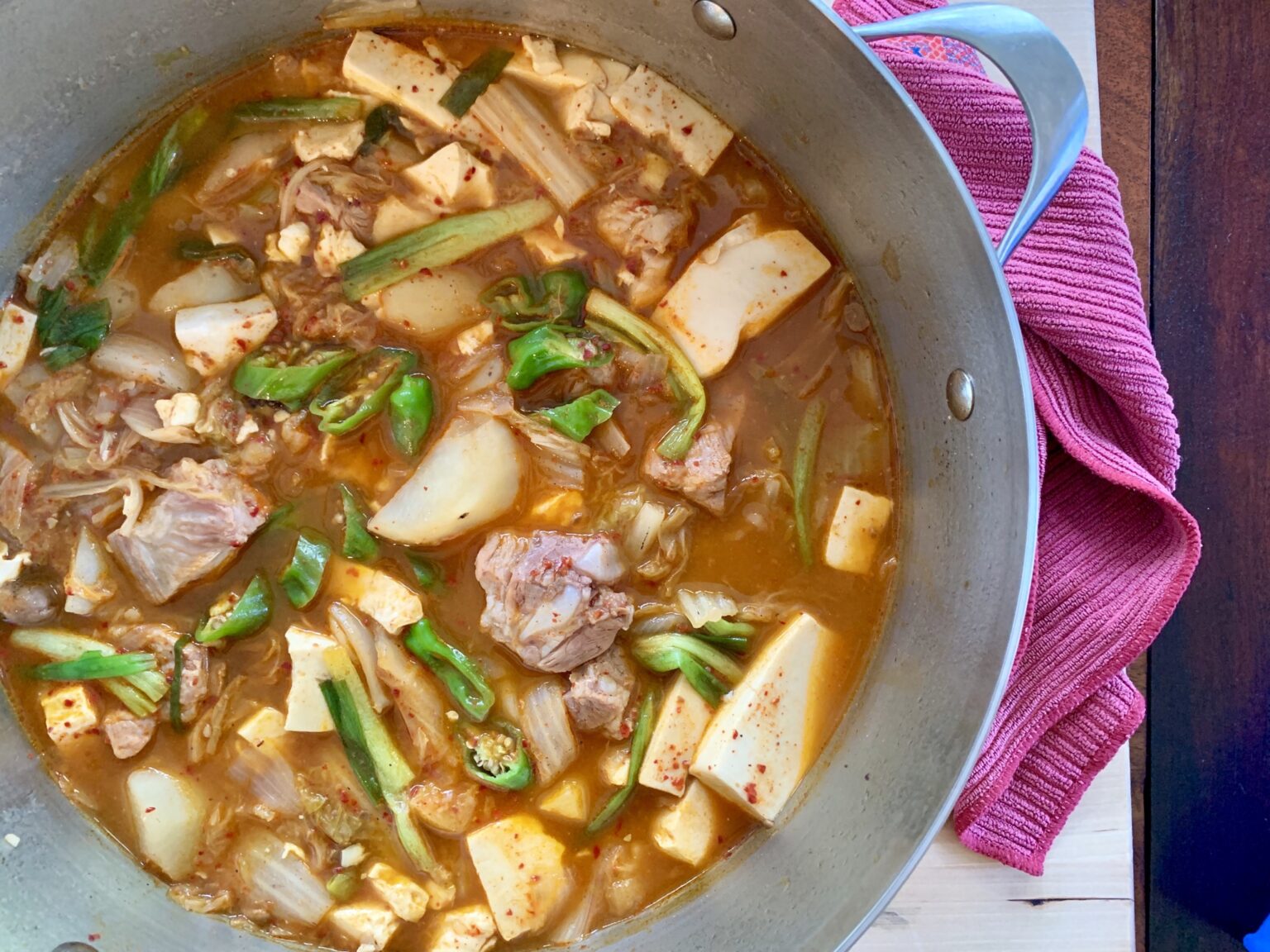 Korean Soybean Paste Stew with Pork, Daeji Doenjang Jjiggae ⋆ Seasoned ...