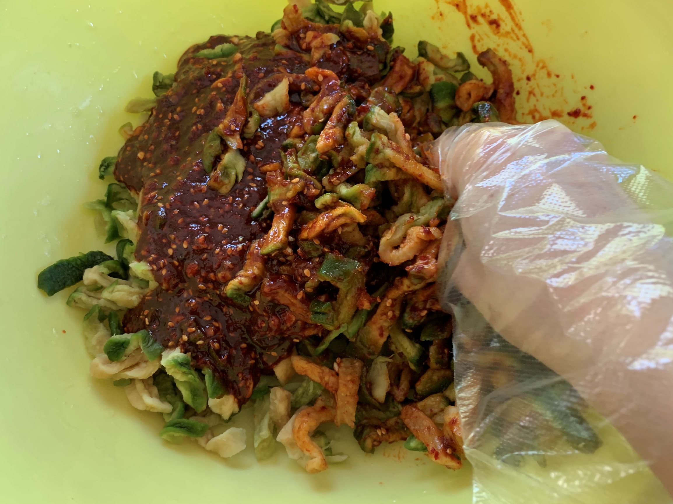 Dried Radish in Spicy Sauce, Korean Mumallaengi Muchim ⋆ Seasoned by Jin