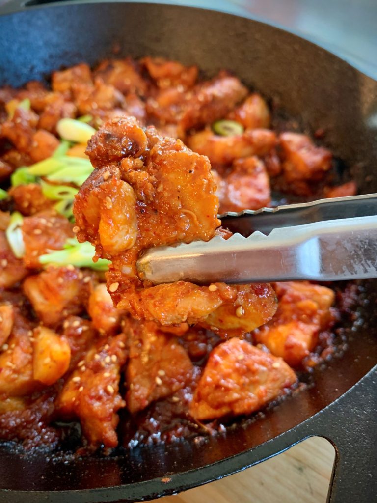 Korean Spicy Fire Chicken, Buldak ⋆ Seasoned by Jin