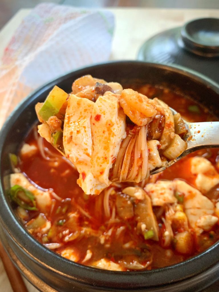 Spicy Tofu Stew with Seafood, Haemul Sundubu Jjigae ⋆ Seasoned by Jin