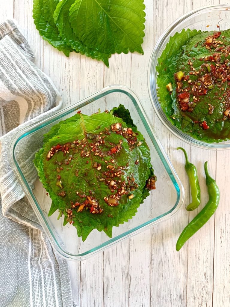 Perilla Leaf Kimchi, Kkaennip Kimchi ⋆ Seasoned by Jin