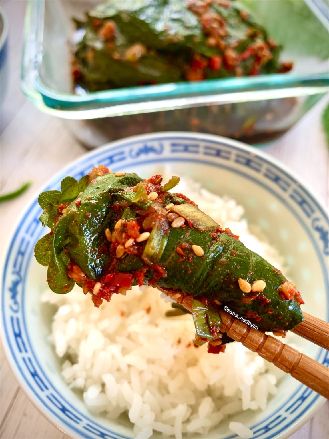 Perilla Leaf Kimchi, Kkaennip Kimchi ⋆ Seasoned by Jin