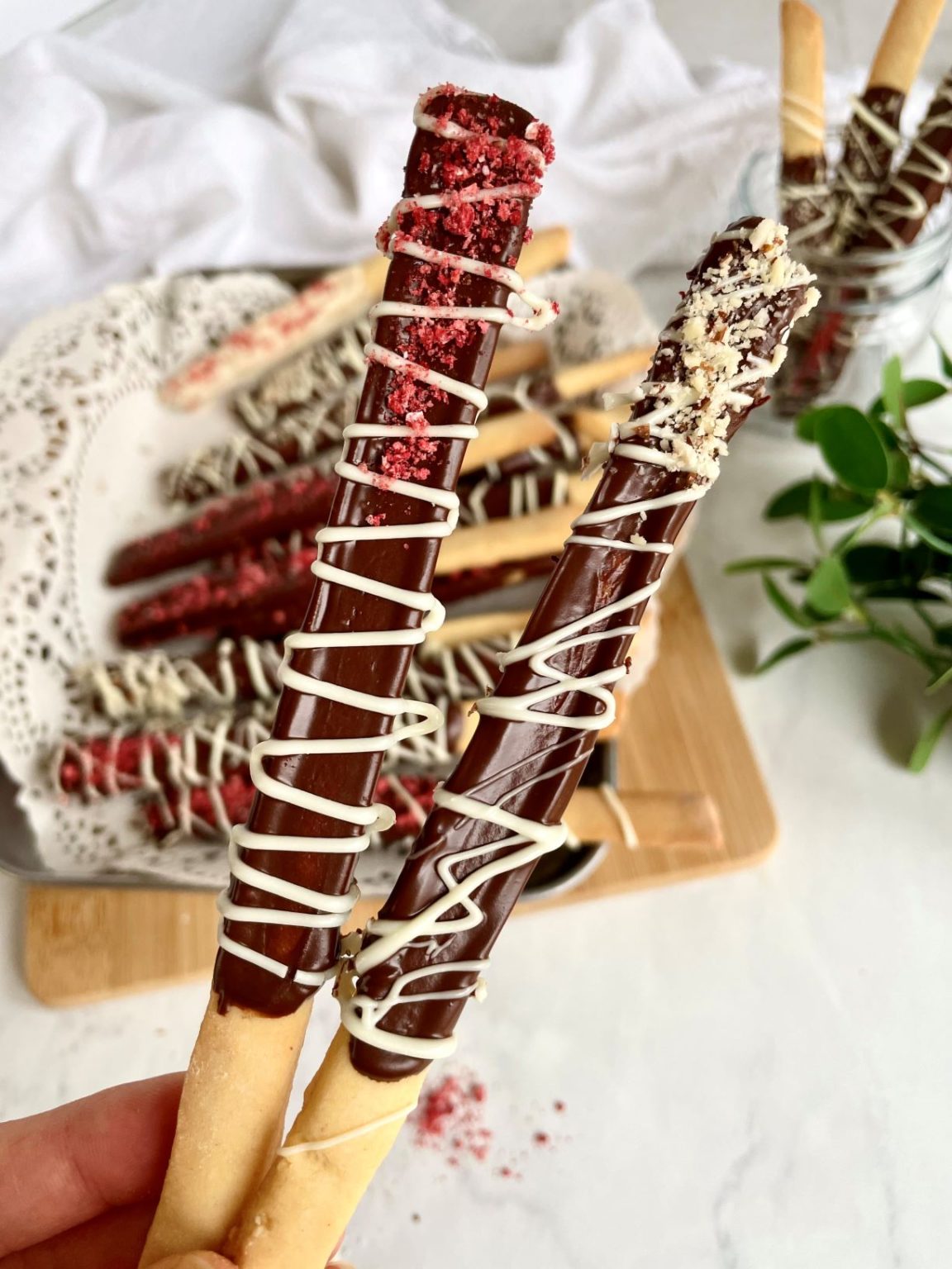 Homemade Pepero Sticks with Chocolate ⋆ Seasoned by Jin