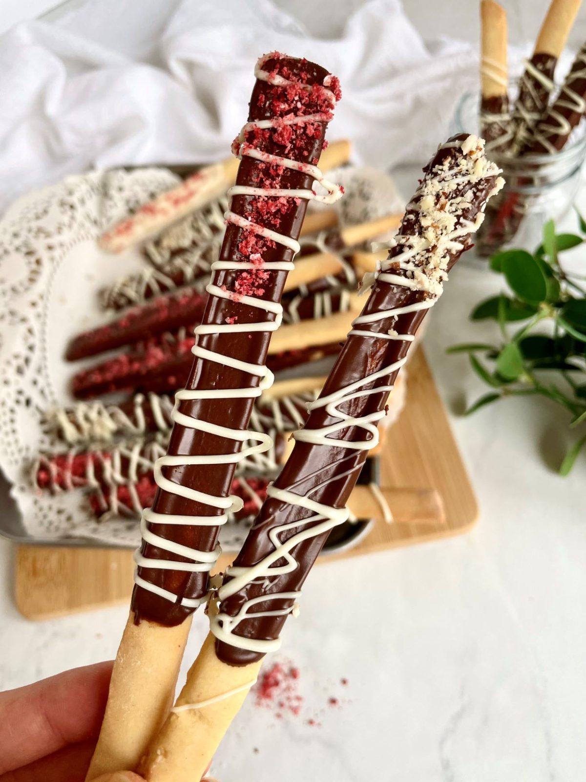 Homemade Pepero Sticks with Chocolate ⋆ Seasoned by Jin