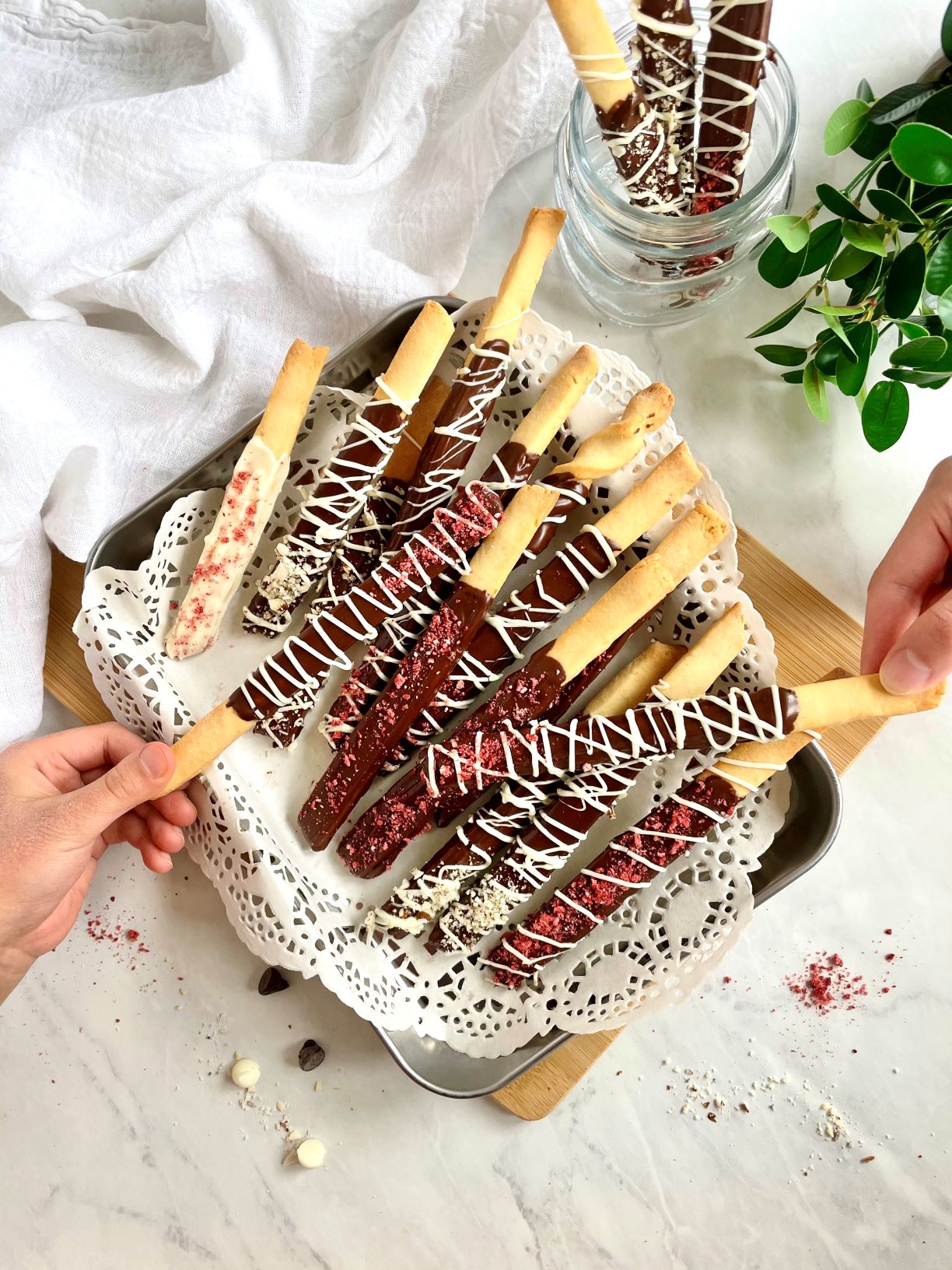 Homemade Pepero Sticks with Chocolate ⋆ Seasoned by Jin