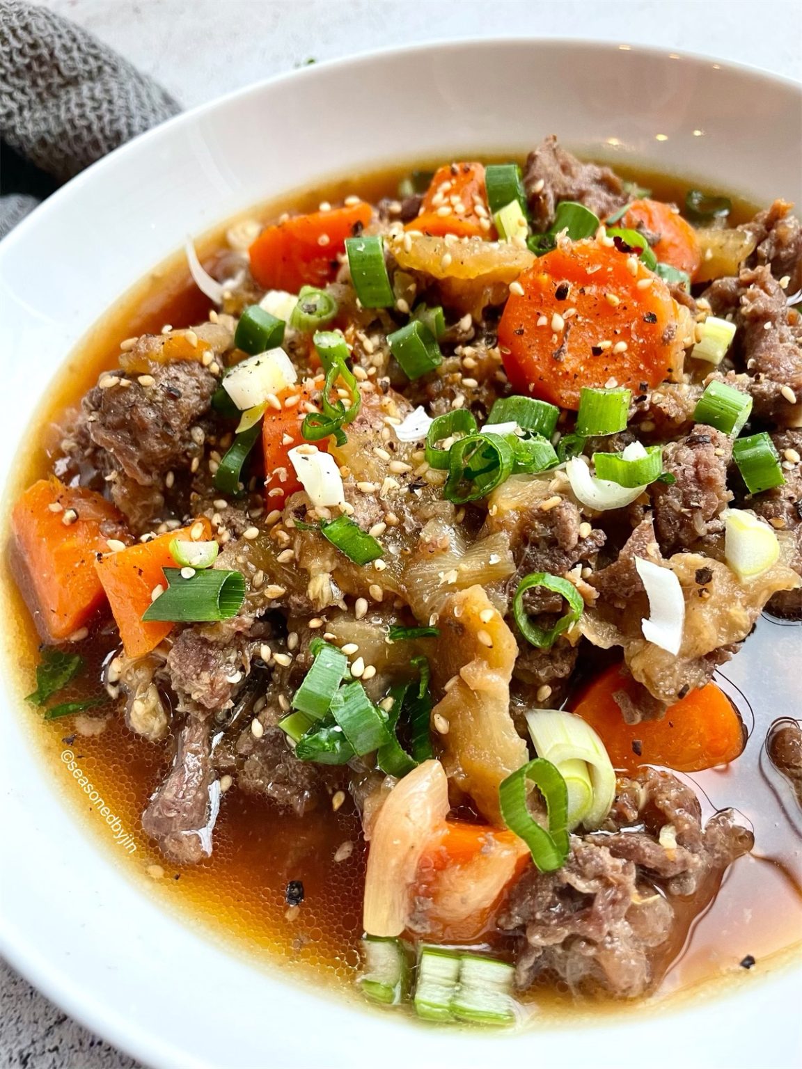 Instant Pot Bulgogi Jjim ⋆ Seasoned by Jin
