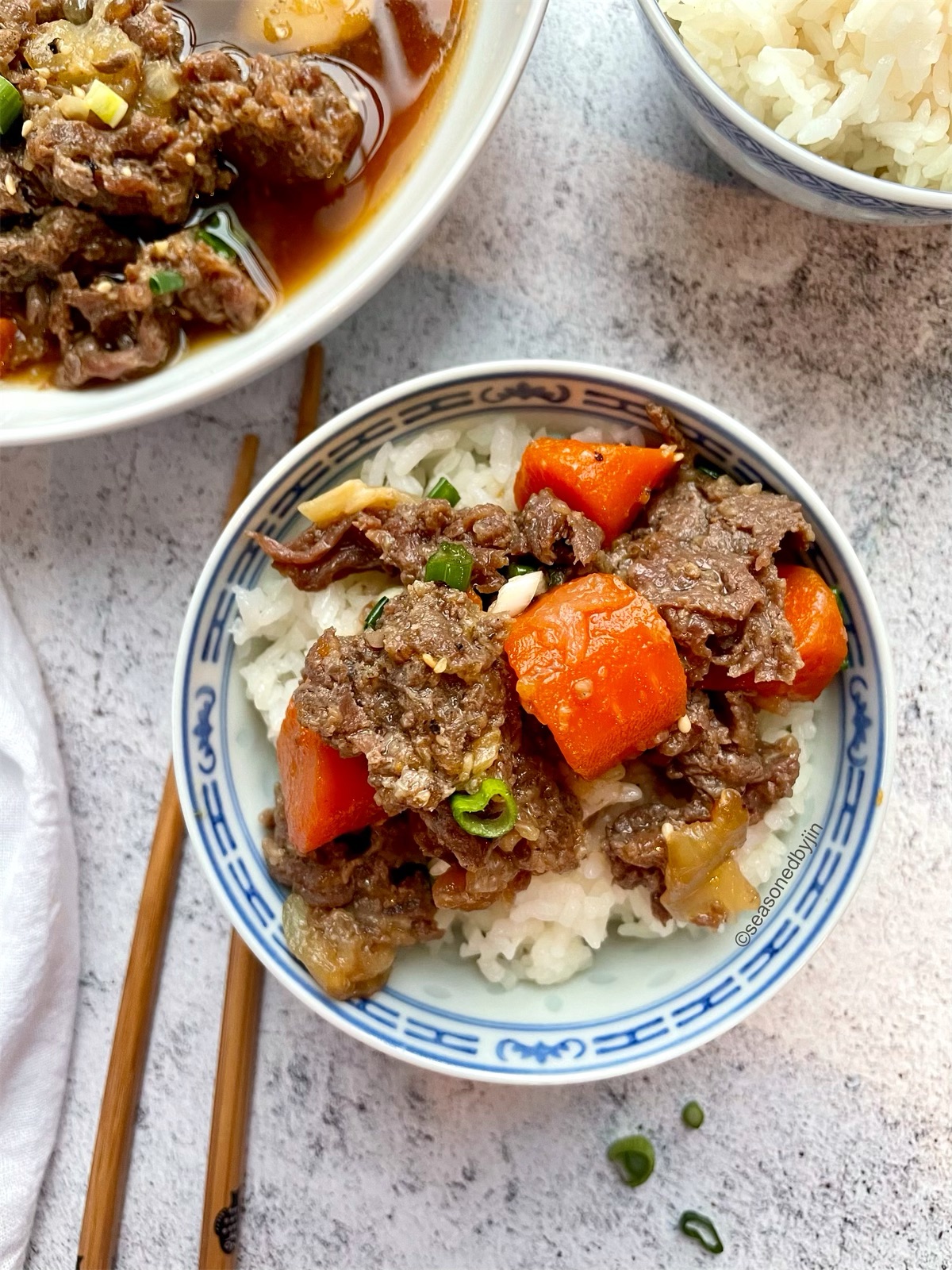 Instant Pot Bulgogi Jjim ⋆ Seasonedbyjin