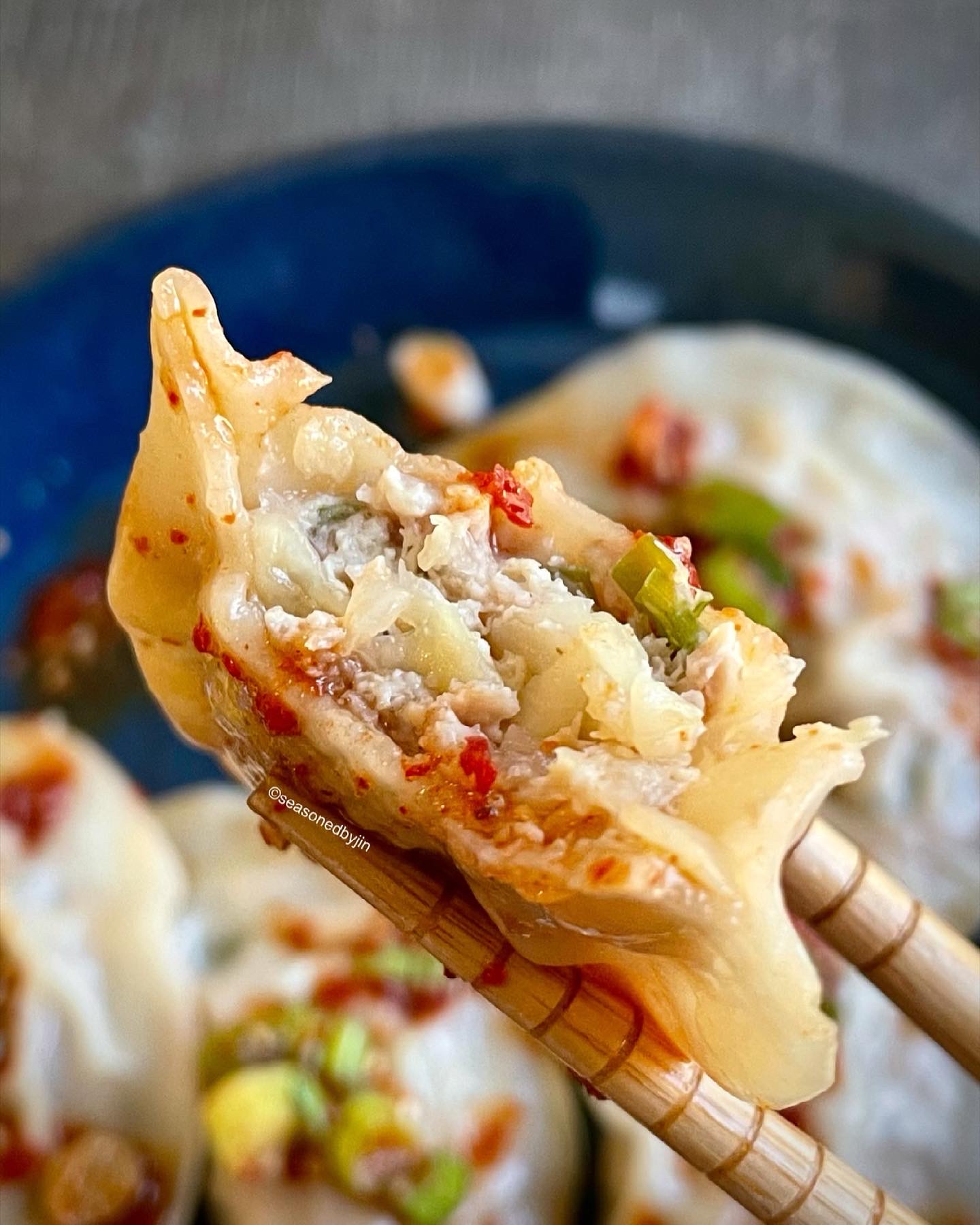 Korean Pork & Vegetable Mandu ⋆ Seasoned by Jin