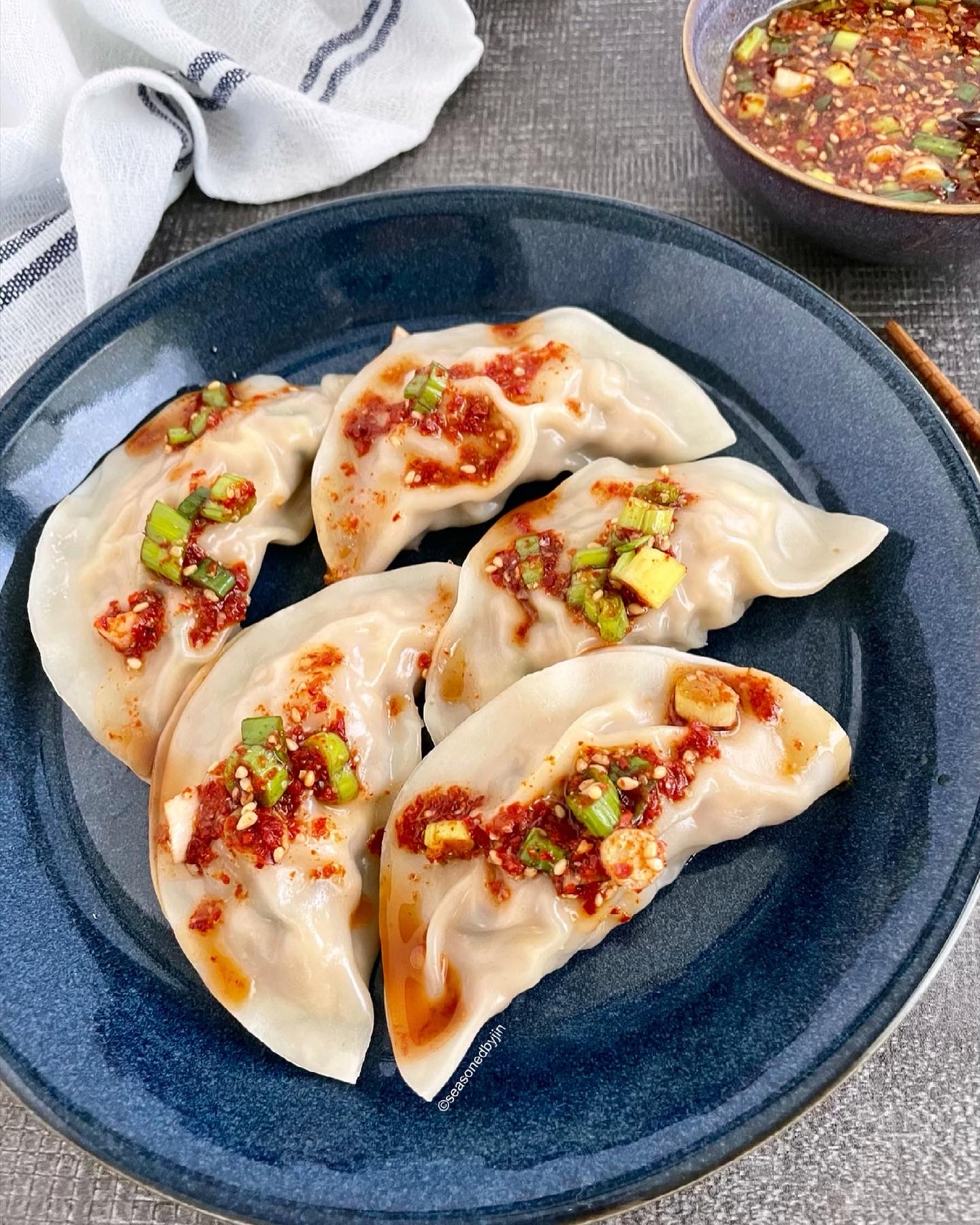 Korean Pork & Vegetable Mandu ⋆ Seasoned by Jin