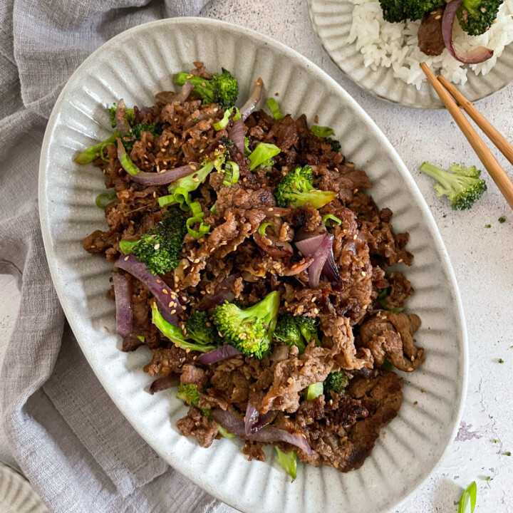 Beef Broccoli with Bulgogi Sauce ⋆ Seasoned by Jin