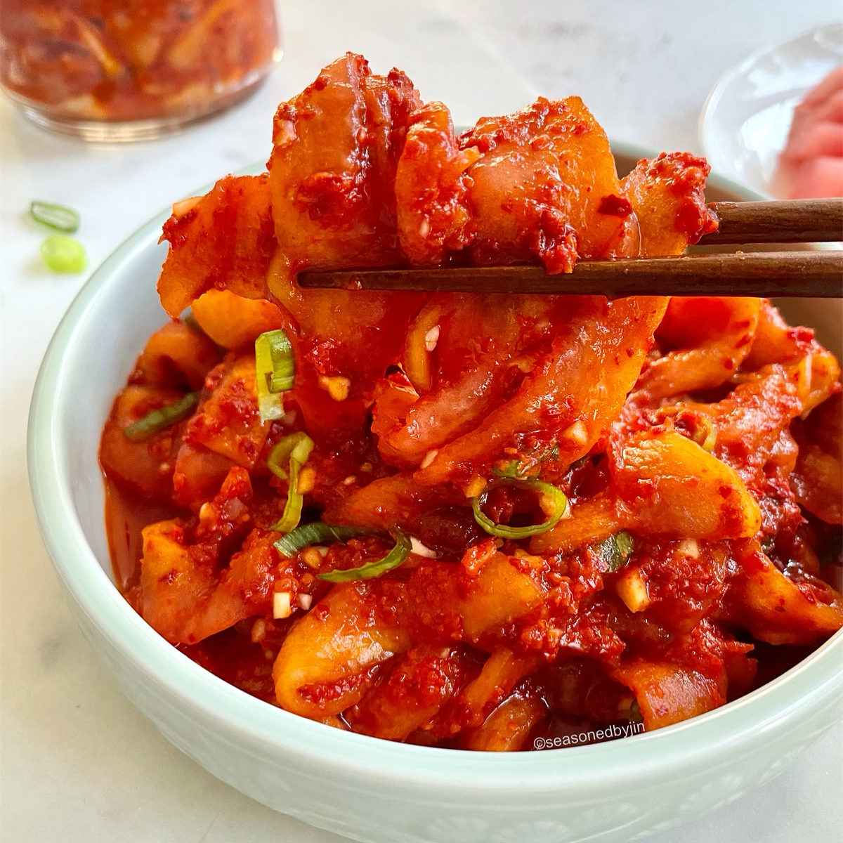 The Best Watermelon Rind Kimchi ⋆ Seasoned by Jin