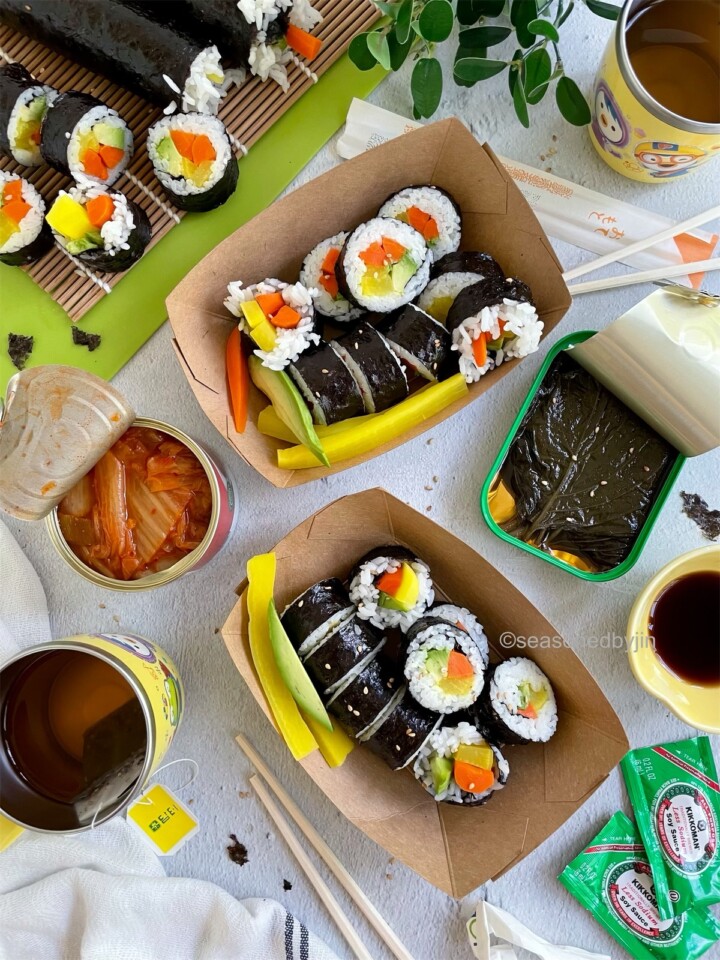 Modern Vegan Kimbap ⋆ Seasoned by Jin