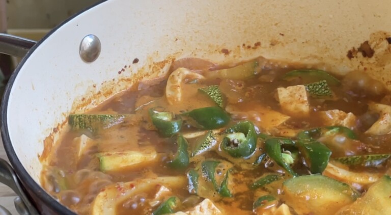 Spicy Korean Squid Stew, Ojingeo Jjigae ⋆ Seasoned by Jin